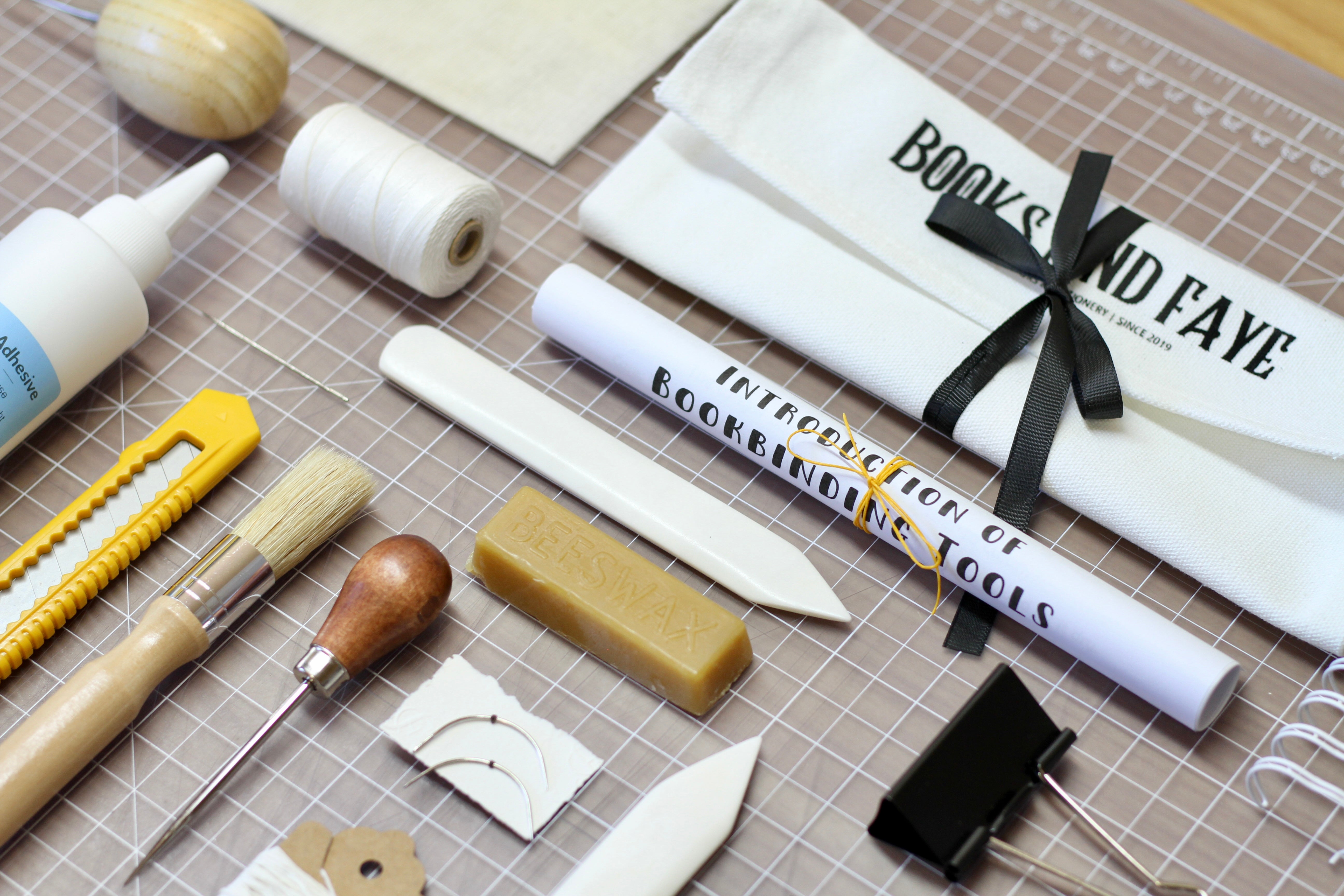 Bookbinding supplies – Books bind Faye